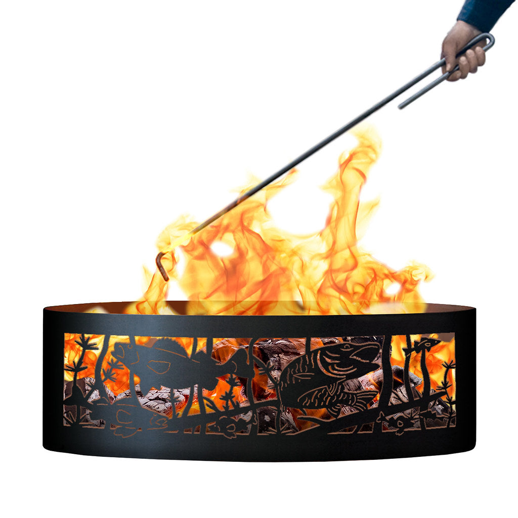 Fishing Themed Fire Rings — FirepitMountain.com